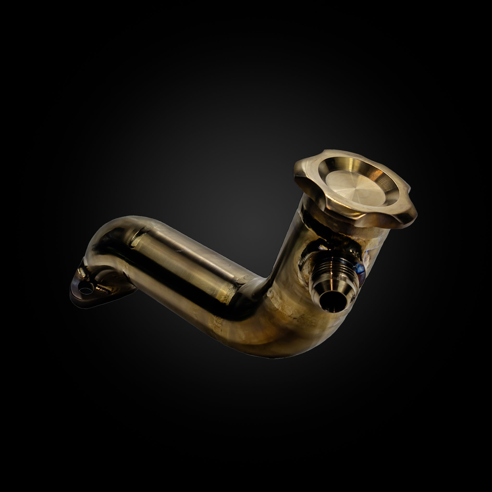 FD3S Baffled Oil Filler Neck Titanium · Vinnyfab