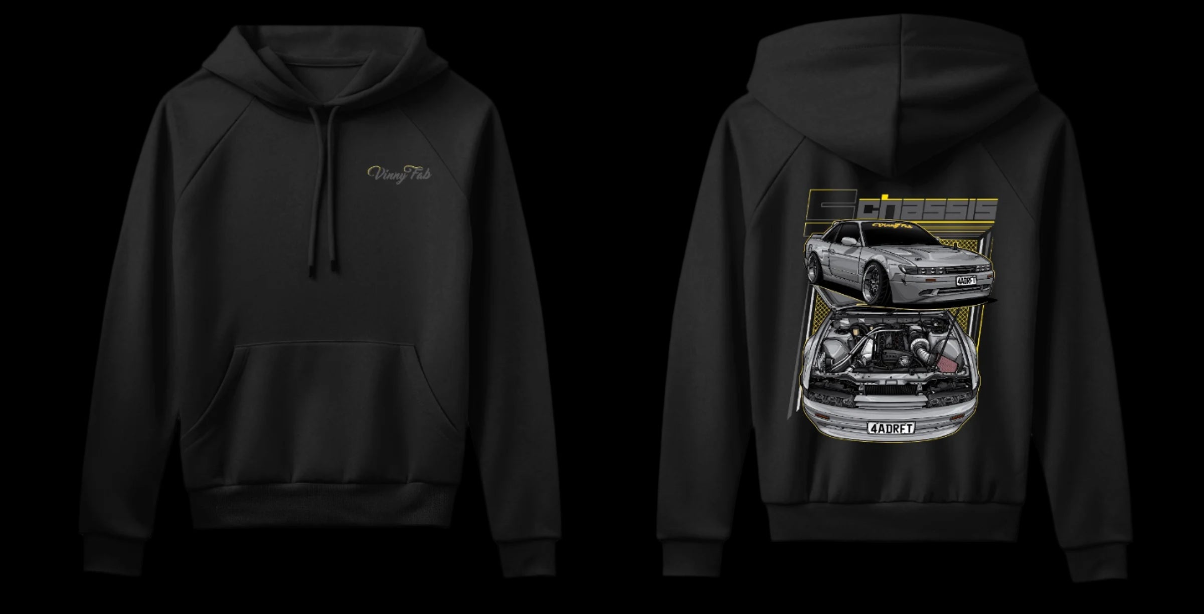 Vinny Fab Nissan Silvia S13 Hoodie | Vinnyfab
